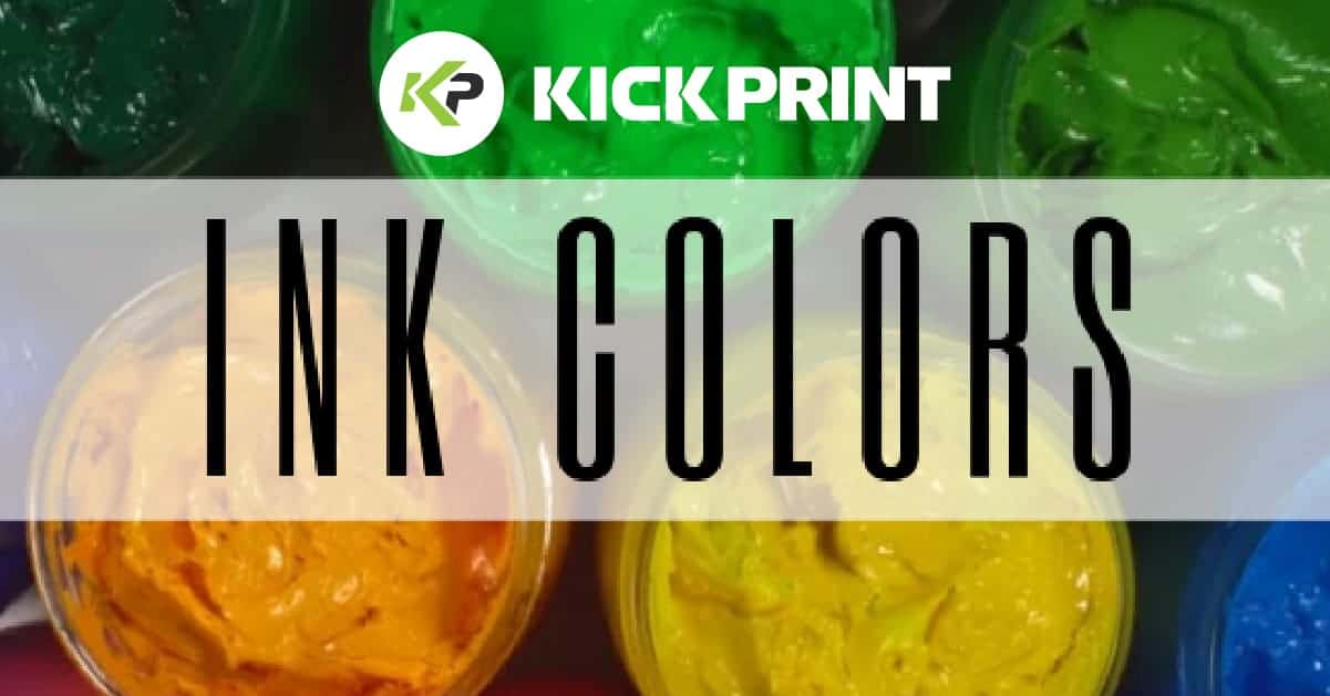 Ink Color Chart for Screen Printing - Kick Print