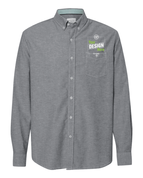 Logo Placement For Button Up With Pocket - Kick Print