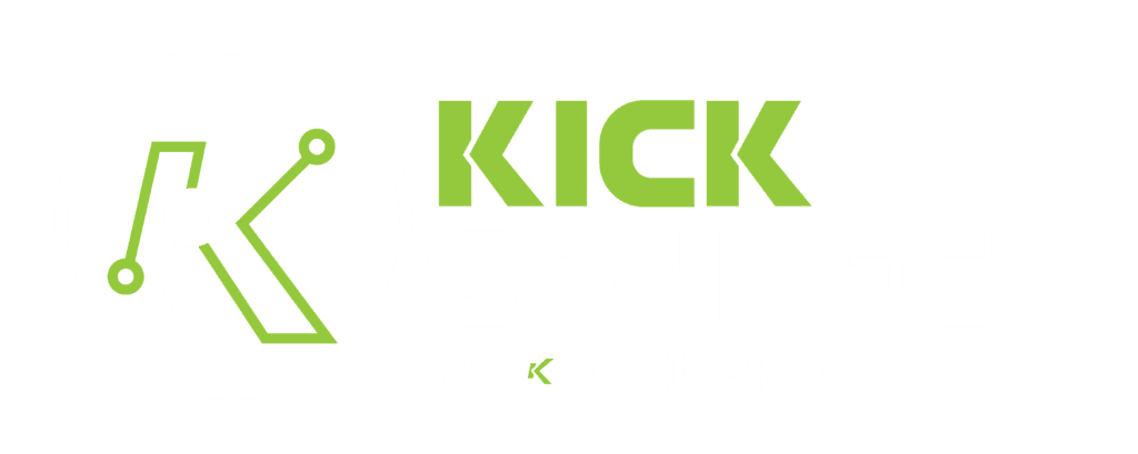 Kick Connect Horizontal- For Dark Backgrounds - Kick Print