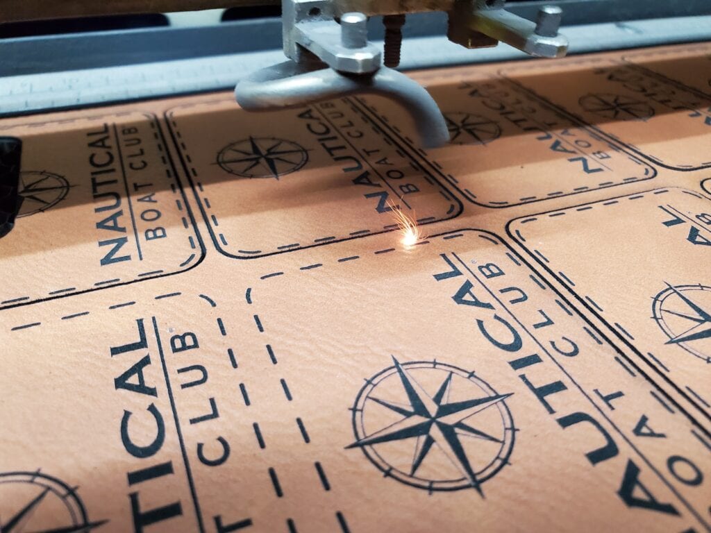 Laser Engraving A Patch - Kick Print