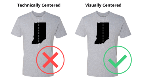 Screen Printing Sizing And Placement Guides - Kick Print
