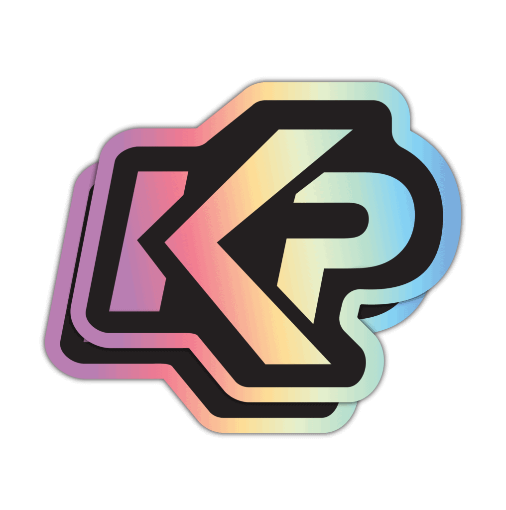 Holographic Stickers - Kick Print