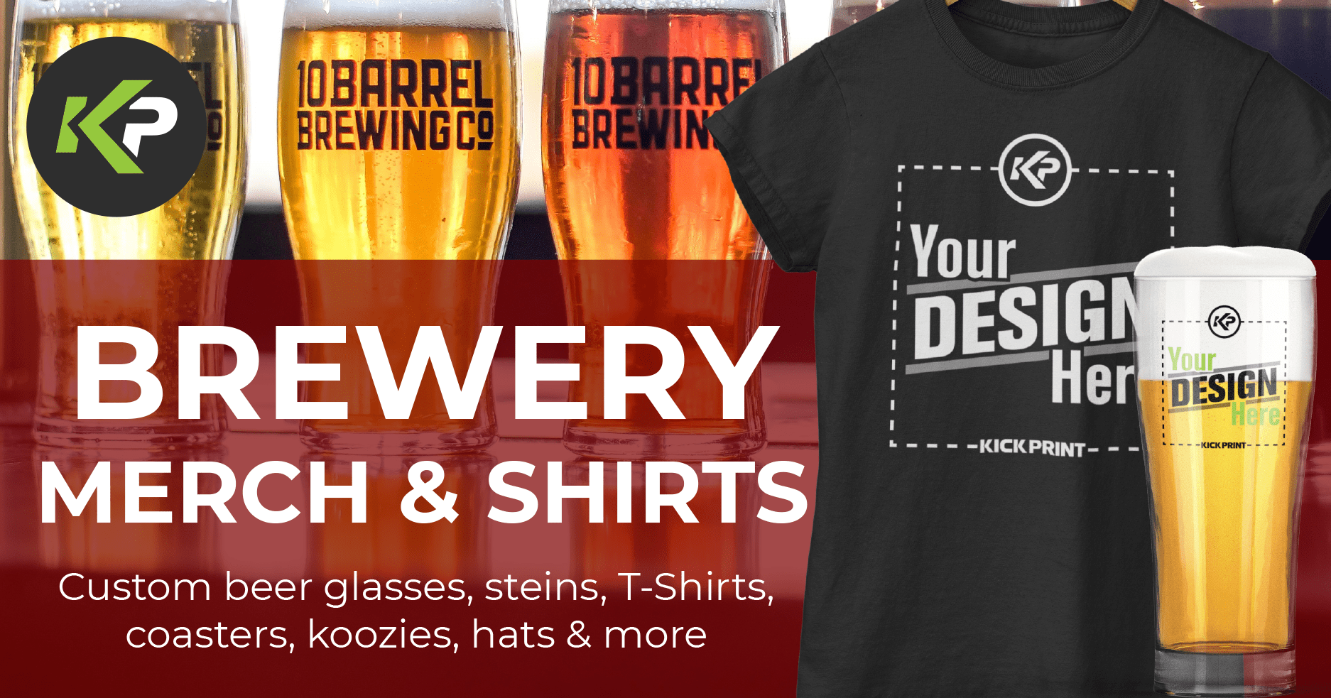 Brewery Apparel, Merch, T-Shirts, And More - Kick Print