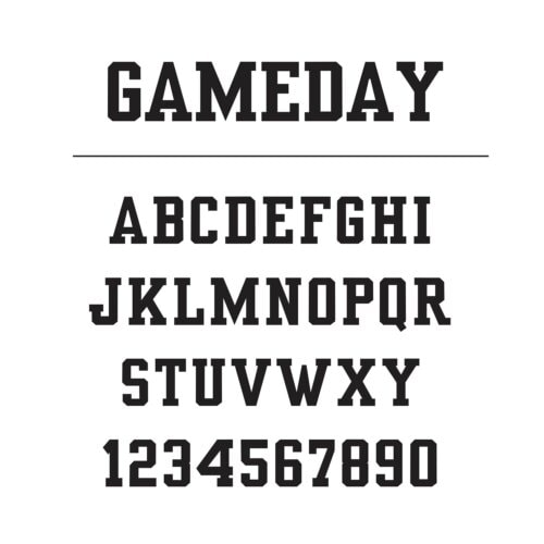 Custom Names & Numbers - Kick Print
