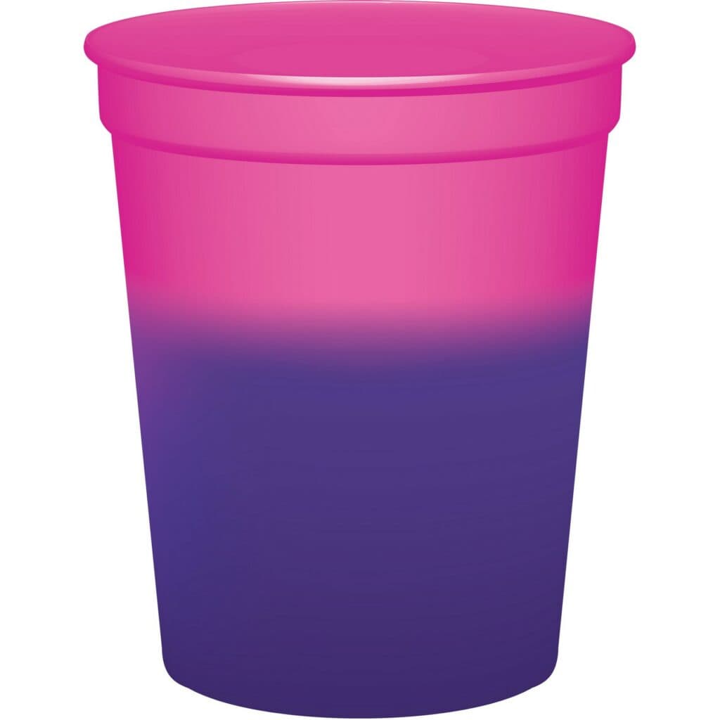 Full Color 16 Oz. Smooth Mood Stadium Cup (Color To Color) - Kick Print