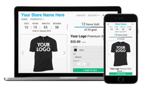 Custom Apparel & Merch Online Stores - Kick Print