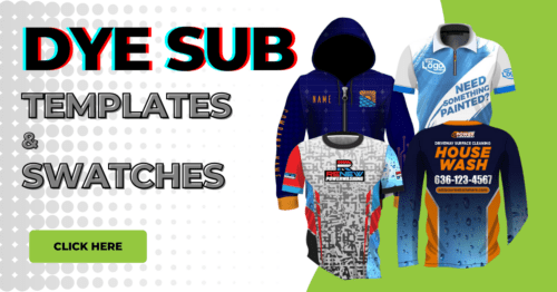 Full Dye Sub Templates - Kick Print