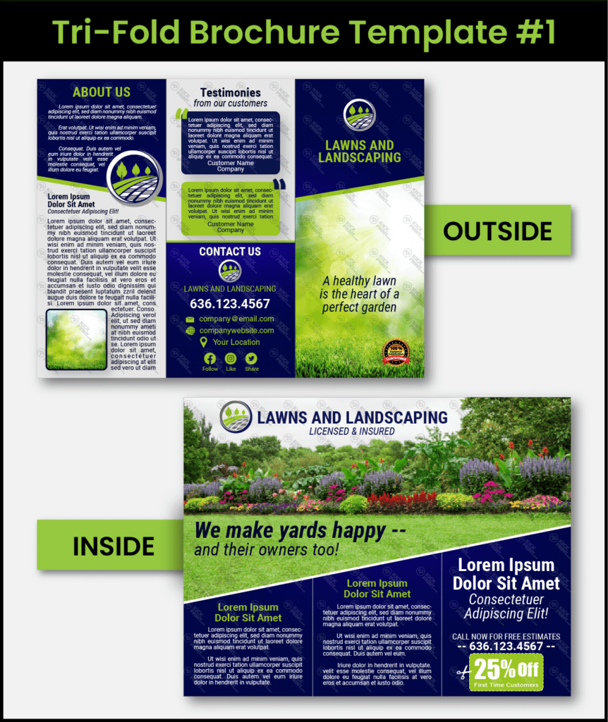 Tri-Fold Brochure Templates - Kick Print